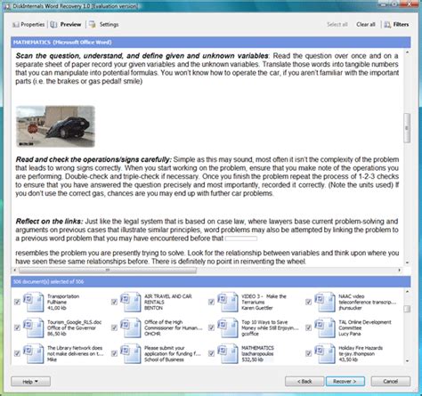 Word Recovery Search And Recover Lost Microsoft Word Documents