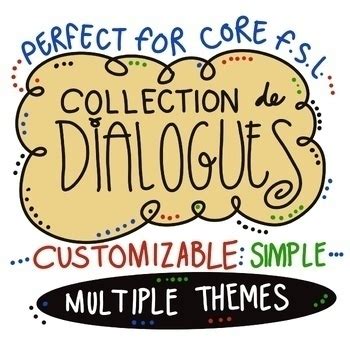 Customizable Dialogues Scripts For Core FSL Bundle By Cathy Dykstra