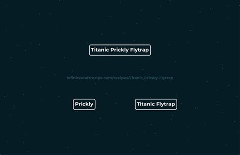 🚢🌵🪰 Titanic Prickly Flytrap Recipe How To Make Titanic Prickly