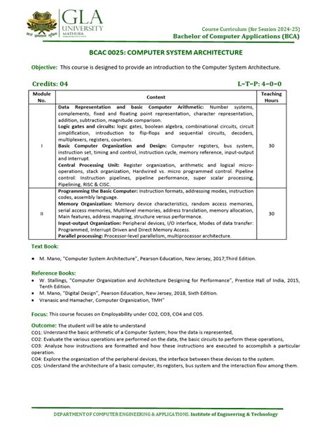 computer system architecture pdf computing computer engineering