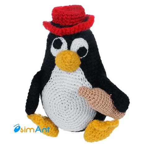TUX Linux Penguin Redhat Edition Etsy