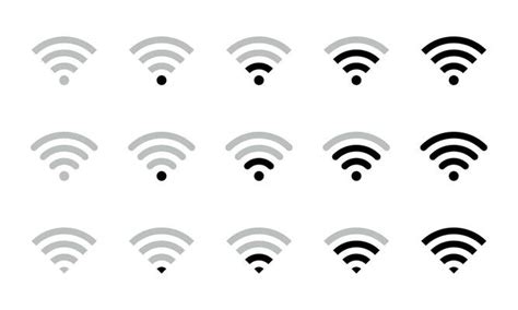Wifi Icon Set Vector Art Icons And Graphics For Free Download