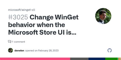 Change WinGet Behavior When The Microsoft Store UI Is Disabled Issue Microsoft Winget