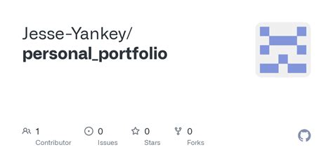 Github Jesse Yankey Personal Portfolio