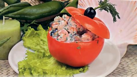 Морской коктейль в помидорах рецепт. Новые вкусные блюда закуски салаты ...