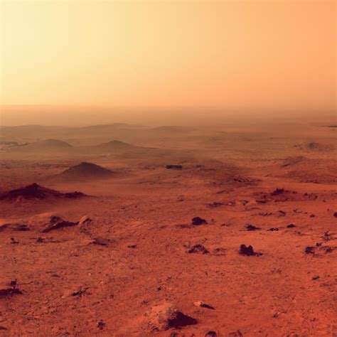 Premium Ai Image Landscape Of Deserted Red Planet Surface That Looks