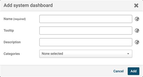 Creating System Dashboards