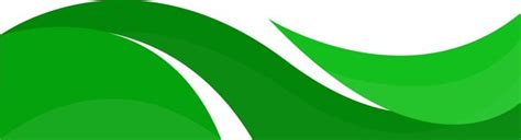Premium Vector Header Footer Green Curve Abstract Style Border Frame Vector Illustration