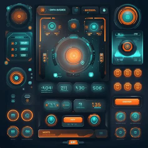 mobile games gui elements midjourney prompt promptbase