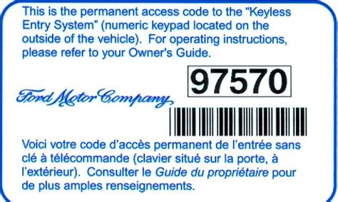 What Is Ford Securicode The Daily Drive Consumer Guide®