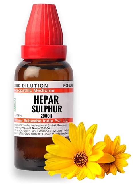 Willmar Schwabe Hepar Sulphur 200 Ch 30ml Set Of 2 Bottles Amazon