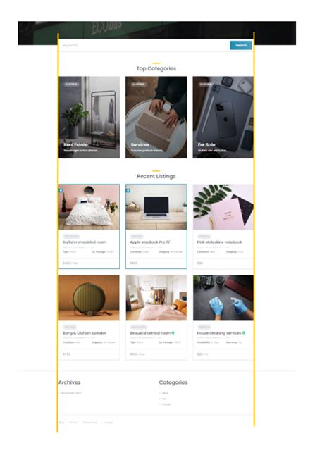 align the header with everything hivepress hivepress community