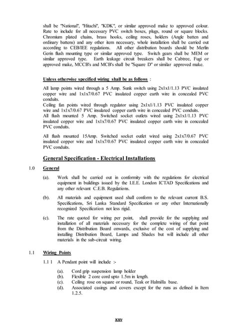 General Notes To Bsr Building Schedule Of Rates Docx