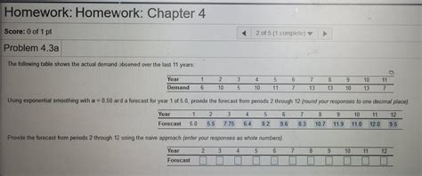 Solved Homework Homework Chapter 4 Score 0 Of 1 Pt 2 Of 5