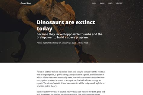 Free Bootstrap Templates Start Bootstrap