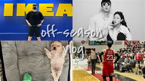 Vlog 농구선수와 무용수의 부지런한 휴가 데이트 새로운 가족 맞이🤍 비시즌을 대하는 우리의 자세 5월 일상 모음zip 프로농구 챔피언결정전 3차전