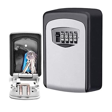 Buy Outdoor Security Key Box Wall Ed Key Box With 4 Digit Code 5 Keys