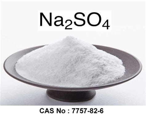 Sodium Sulphate Na2so4 Molar Mass 142 04 G Mol White Crystalline