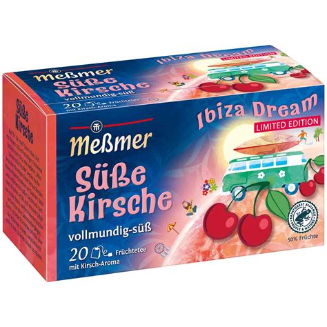 Messmer Tea Ibiza Dream Sweet Cherry 20 Tea Bags 1 Box