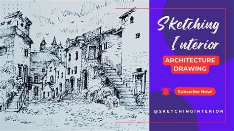 How To Draw Architecture Drawing Of Old Buildings Freehand Pointer