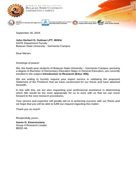 Request Letter For Title Validation Pdf Business Wellness