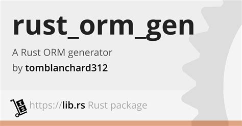 Rustormgen — Rust Utility Librs