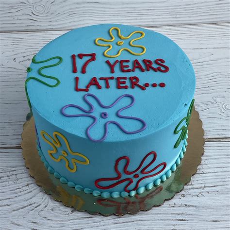 Spongebob Many Years Later Cake Harvard Sweet Boutique Inc