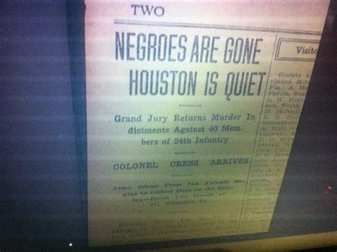 The Black Social History Black Social History The Houston Riots Of