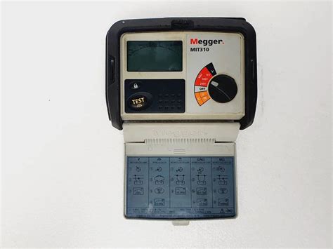 Megger Mit310 Insulation Tester 1000 Megaohms Analog Digital 1000v