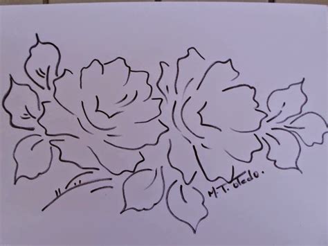 Riscos De Rosas Para Pintar RETOEDU
