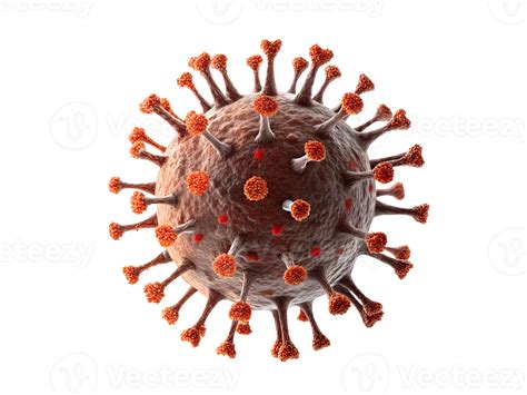 Virus Structure With Surface Features 58027861 Png