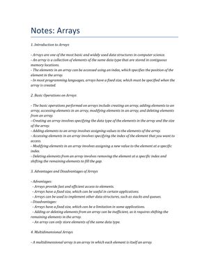 Lecture Notes Tree Structures Notes Tree Structures Introduction To Tree Structures Tree