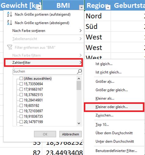 Einfache Und Kombinierte Filter In Excel Björn Walther