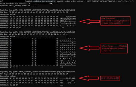 Decrypting Qbotqakbot Registry