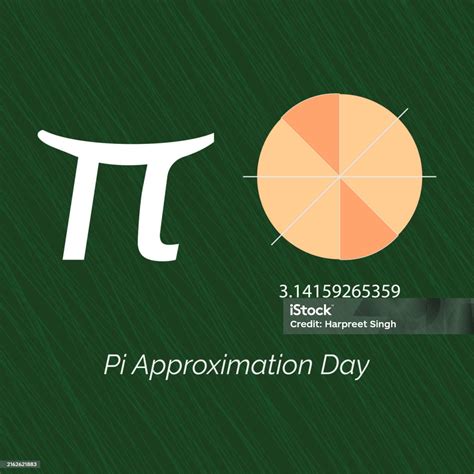 Pi Approximation Day Vector Stock Illustration Download Image Now