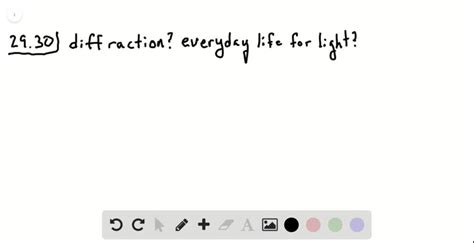 Solved What Is Diffraction Do We Observe The Diffraction Effects Of Light In Everyday