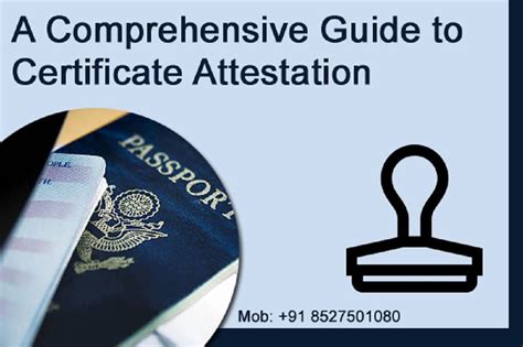 A Comprehensive Guide To Certificate Attestation Talent Attestation News And Updates