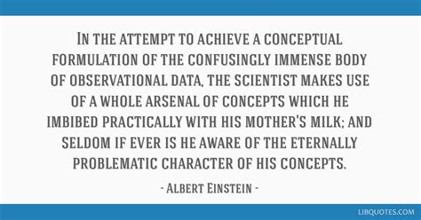 In The Attempt To Achieve A Conceptual Formulation Of The