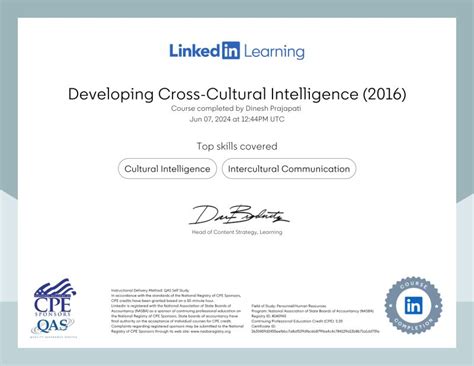 dinesh prajapati on linkedin certificate of completion