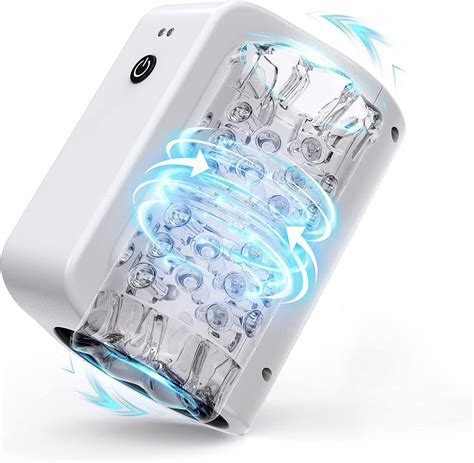 Automatic Male Masturbators Open Ended Peni Vibrator Rotating Modes