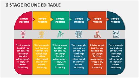 Stage Rounded Table PowerPoint And Google Slides Template PPT Slides