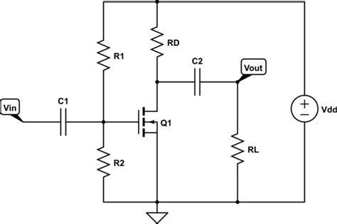 Circuit Analysis Mosfet Common Source Amplifier Output Impedance Calculation Electrical
