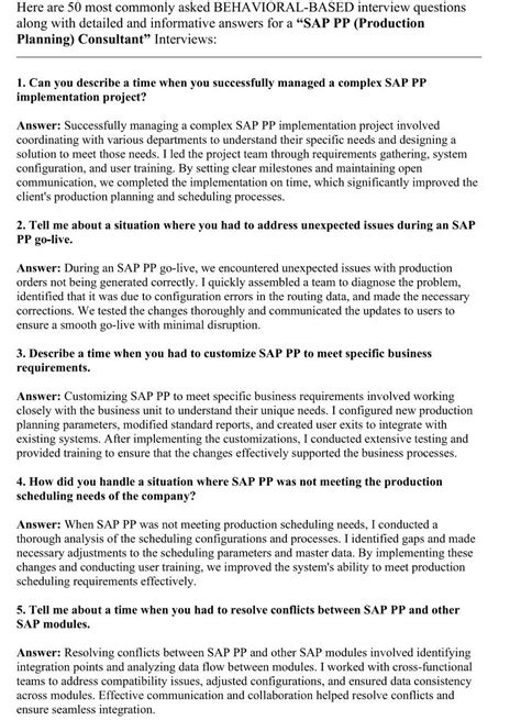 PDFs Containing ALL Types Of Most Asked Interview Q A Scenario Based Technical Based