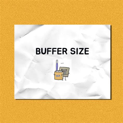 버퍼사이즈 Buffer Size