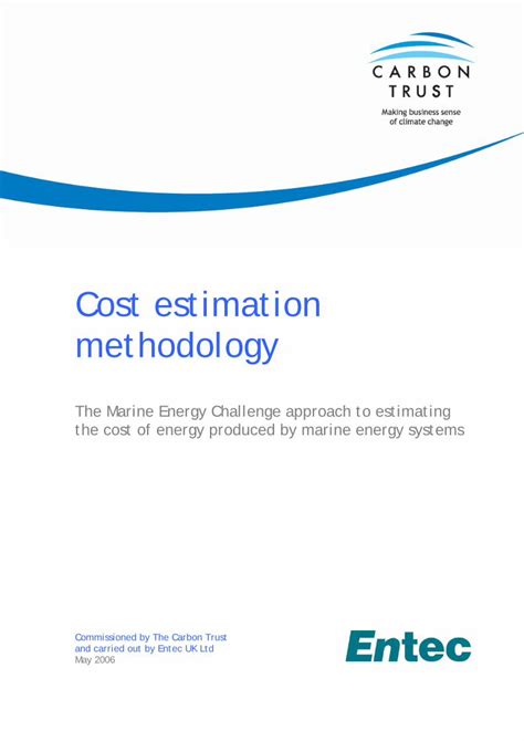 pdf cost estimation methodology dokumen tips