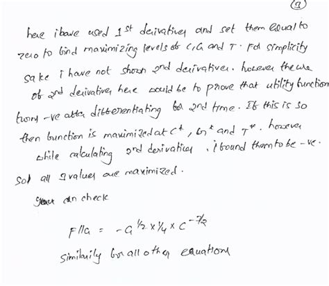 [solved] Consider The Following Two Period Problem For The