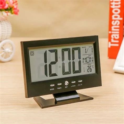 White Plastic Digital Clock At ₹ 280piece In Mumbai Id 2851519347588