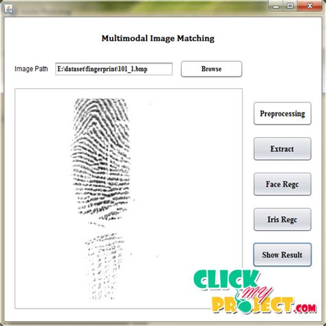 Multimodal Biometric For Person Authentication By Fusion Clickmyproject