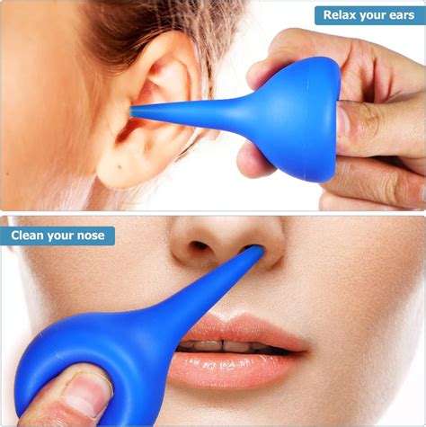 Silicone Ear Syringe 6pcs Hand Bulb For Ear Cleaning And Wax Removal
