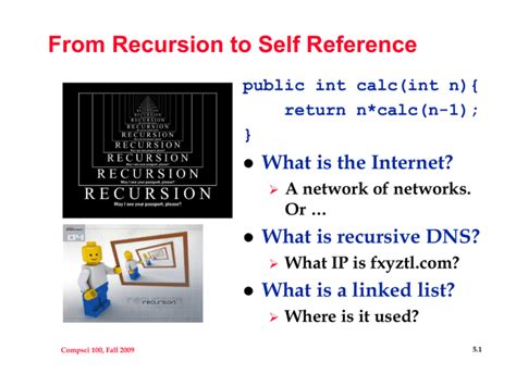 From Recursion To Self Reference What Is The Internet